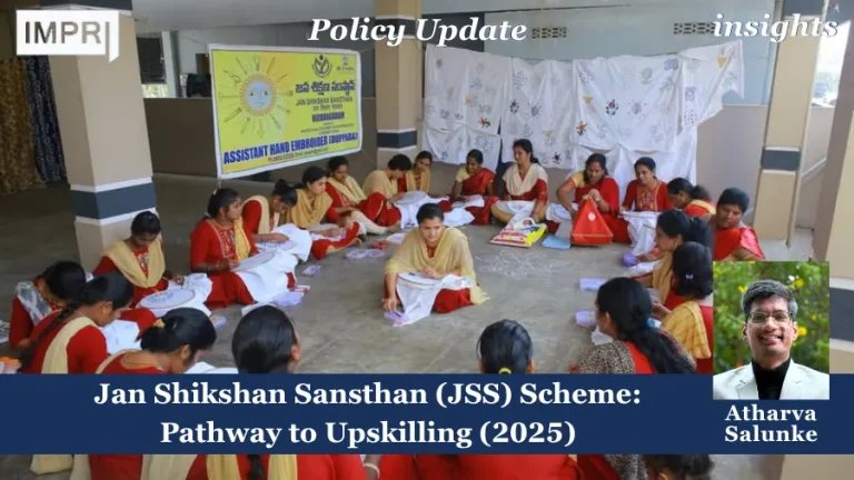 Jan Shikshan Sansthan (JSS) Scheme: Pathway To Upskilling (2025 ...